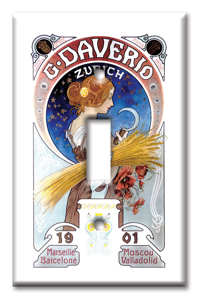 Decorative Printed OVERSIZED Switch Plate - Electrical Switch Cover JU ...