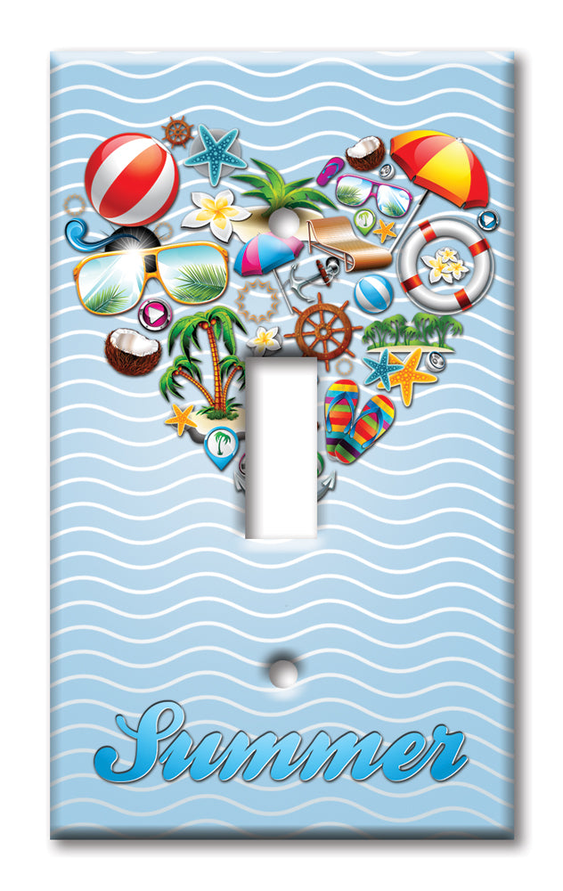 Decorative Printed OVERSIZED Switch Plate - Electrical Switch Cover JU ...