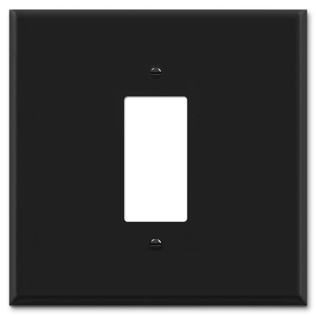 OVERSIZED Metal Switch Plate Cover, 2 Gang Jumbo Electrical Cover Plat ...