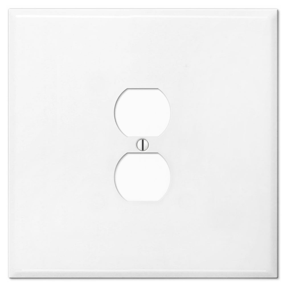 OVERSIZED Metal Switch Plate Cover, 2 Gang Jumbo Electrical Cover Plat ...