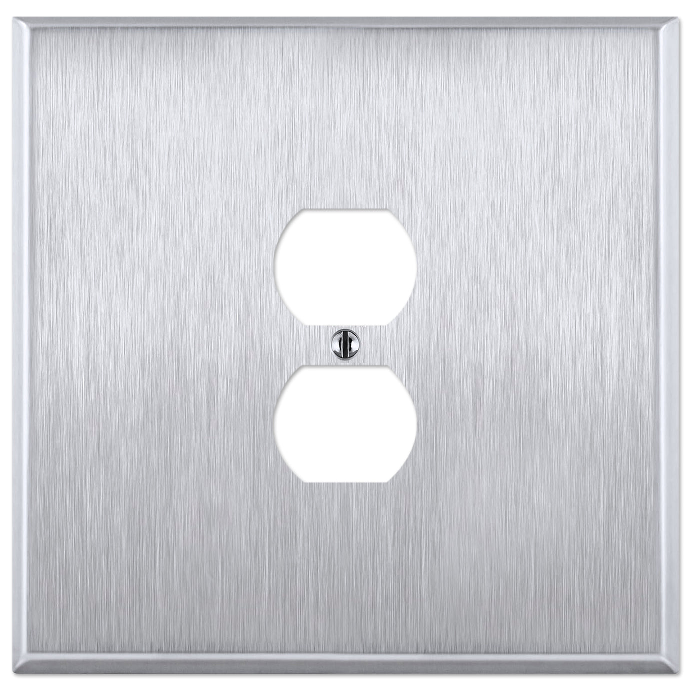 OVERSIZED Stainless Steel Switch Plate Cover, 2 Gang Jumbo Electrical ...
