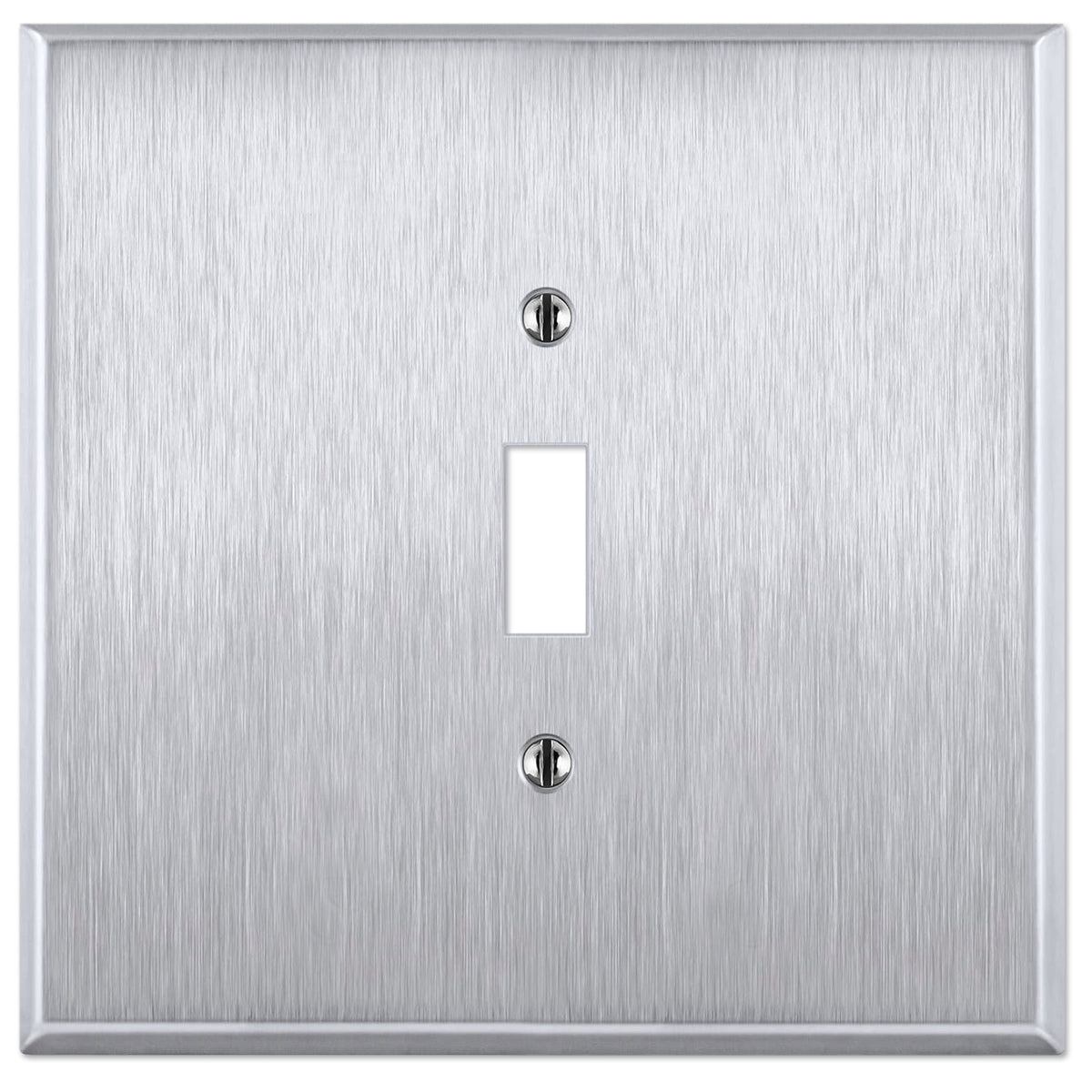 OVERSIZED Stainless Steel Switch Plate Cover, 2 Gang Jumbo Electrical ...