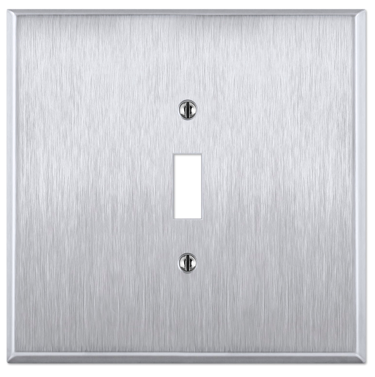 OVERSIZED Stainless Steel Switch Plate Cover, 2 Gang Jumbo Electrical ...